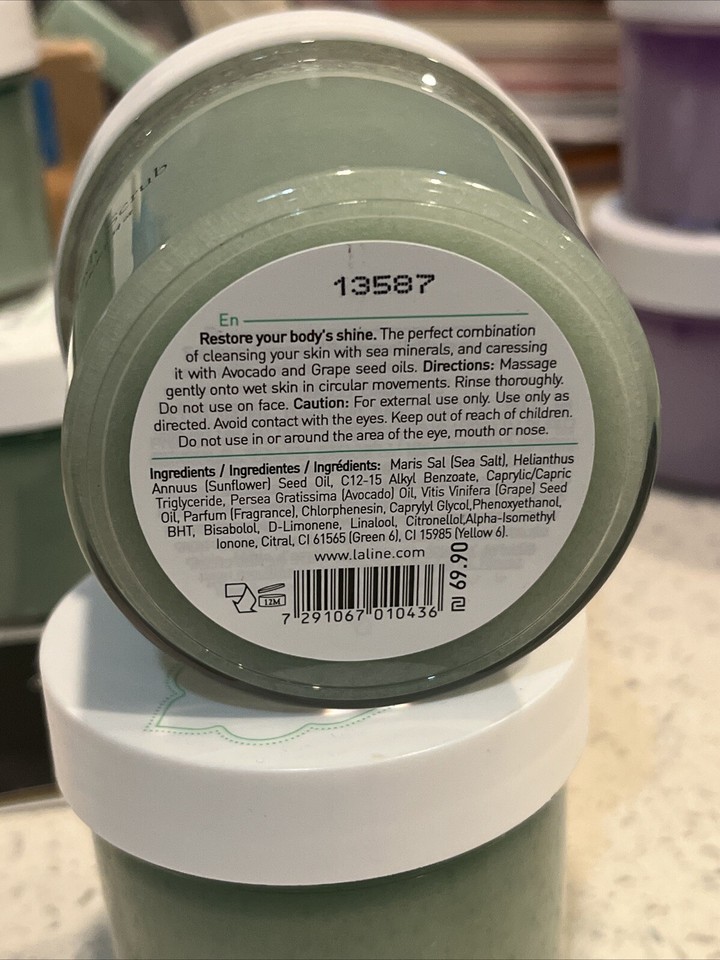 2 Laline body scrub FROZEN PEAR 240g - 8.54oz | eBay