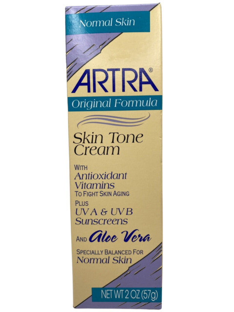 2pk ARTRA Normal Skin Tone Cream Antioxidant UVA UVB Suncreens Aloe ...