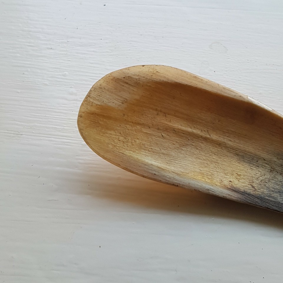 Cobblers Tools Sleeking Polishing Burnishing Cow Horn 6.5" Open Welts ...