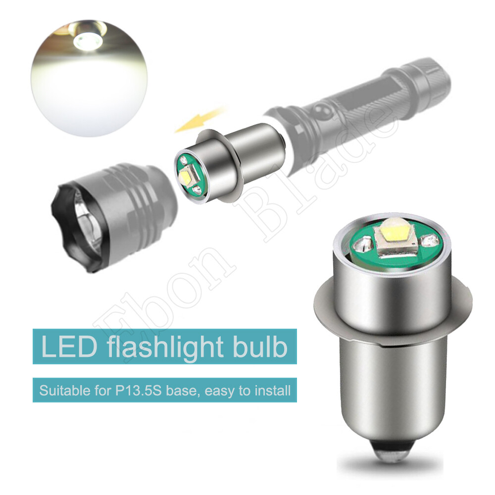 2 x 3W 6V-24V 7.2V 9V 18V P13.5S Led Flashlight Replacement Bulb Bike ...