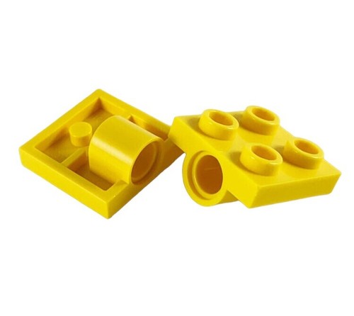 Lego 2444 Plate, Modified 2x2 with Pin Holes Yellow- Qty. 2 | eBay