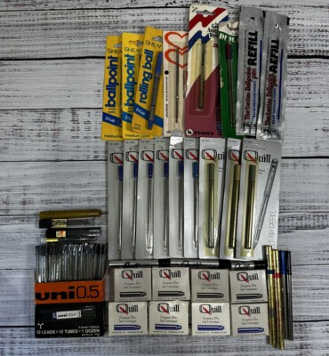 Vintage Quill Sheaffer Uni 0.5 Pen Pencil Lead Fountain Ink Felt Tip ...