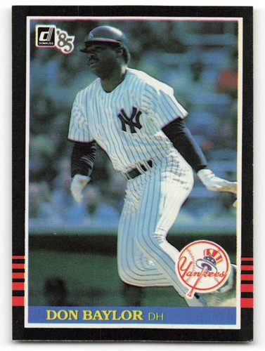 1985 Donruss #173 DON BAYLOR New York Yankees NICE CARD !!! | eBay