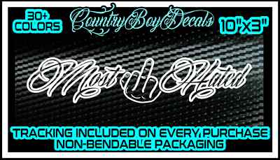 MOST HATED Vinyl Decal Sticker JDM Car Diesel Truck Turbo Boost Lifted ...