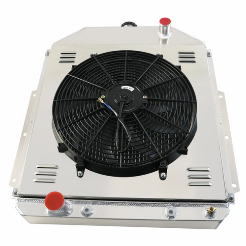ASI 3 Row Radiator+Shroud+Fan For 1942-1952 Ford F1 F2 F3 Pickup Ford ...