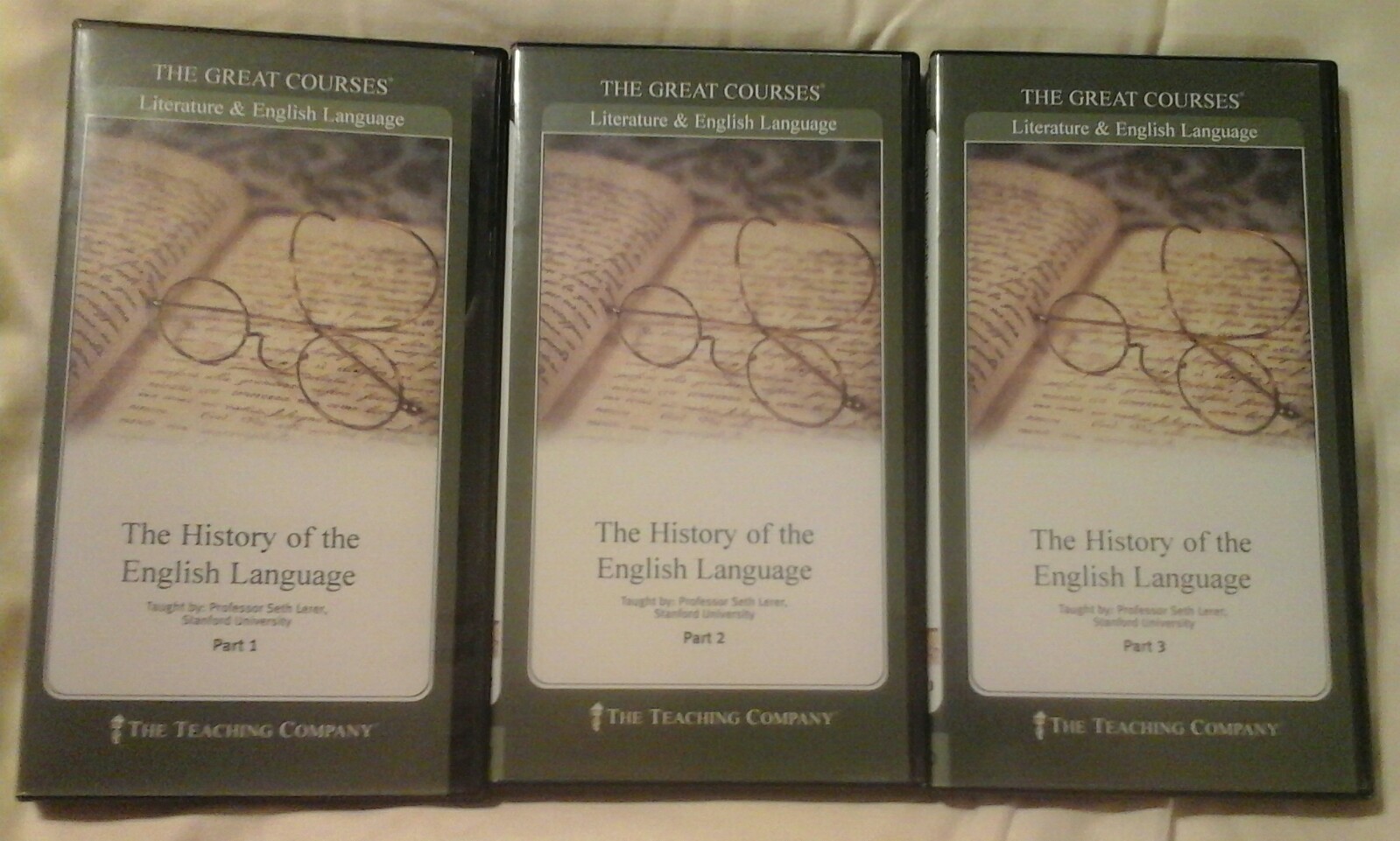 THE GREAT COURSES HISTORY OF THE ENGLISH LANGUAGE DVD SET OF 3 | eBay
