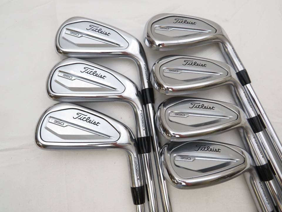 Used Titleist T350 Iron Set 5-PW+48* TT AMT Red R300 Regular Flex Steel ...