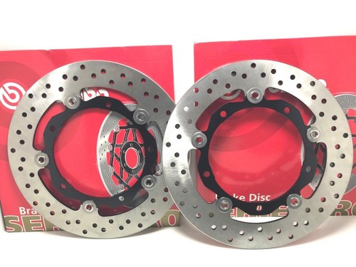 2 Disques de Frein BREMBO Or Flottant Avant Yamaha Tmax 500 2004 ...