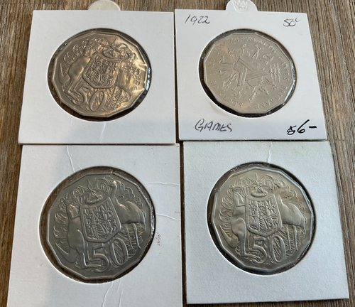 1981 / 1982 / 1983 / 1984 Australian Fifty cent 50c coins - UNC ex Mint Sets | eBay