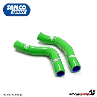 Samco hoses radiator kit color green for Kawasaki ZX6R 2009/2018 | eBay