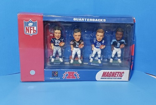 Forever Collectibles NFL QB's Magnetic Mini Bobs Bobbleheads AFC Brady ...