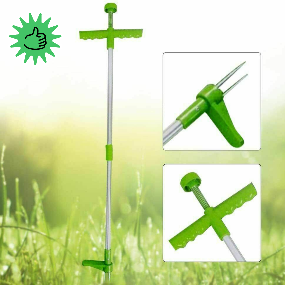 1/2x Weed Puller Weeder Twister Twist Pull Garden Lawn Root Killer ...