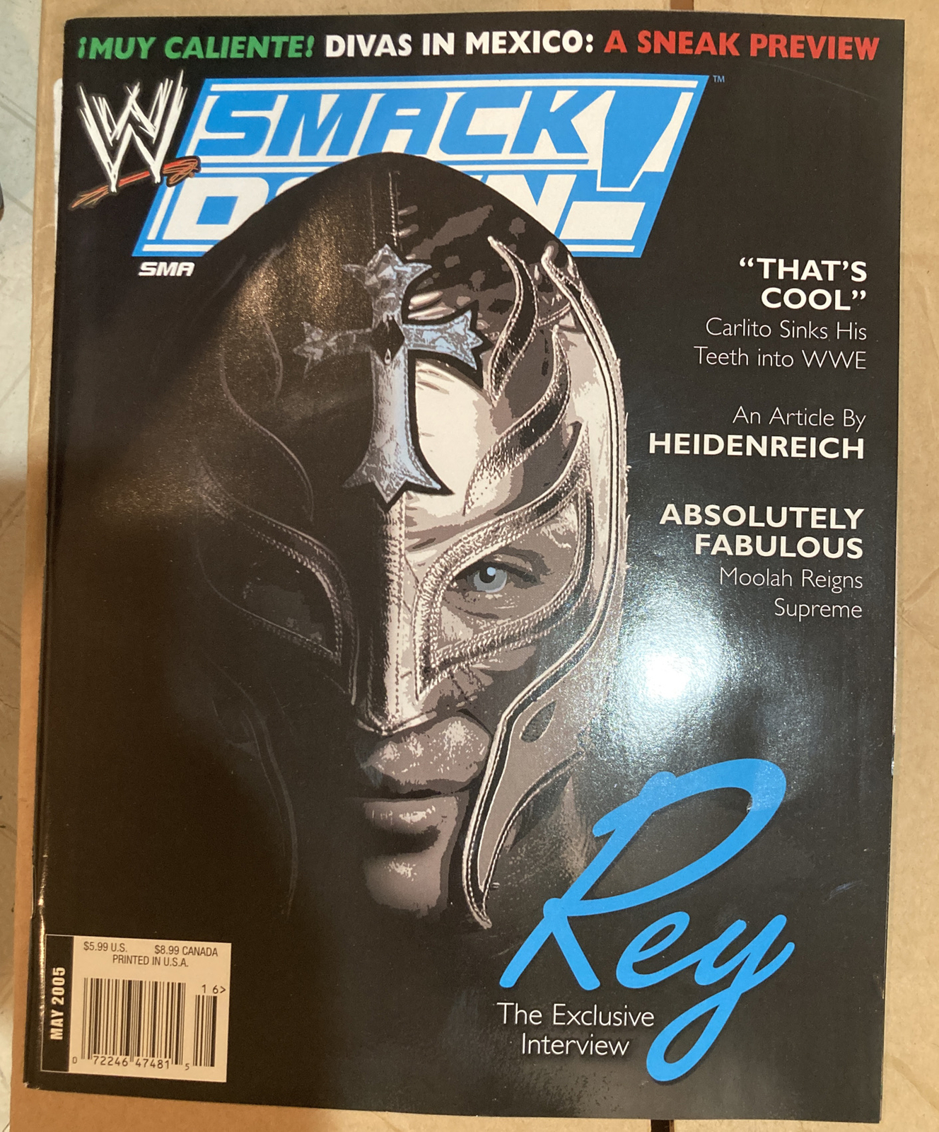 WWE Smackdown Magazine May 2005 Rey Mysterio 72246474815 | eBay