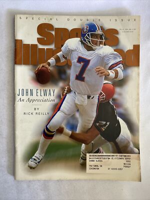 1996 December 30-1997 January 6 Sports Illustrated Magazine John Elway ...