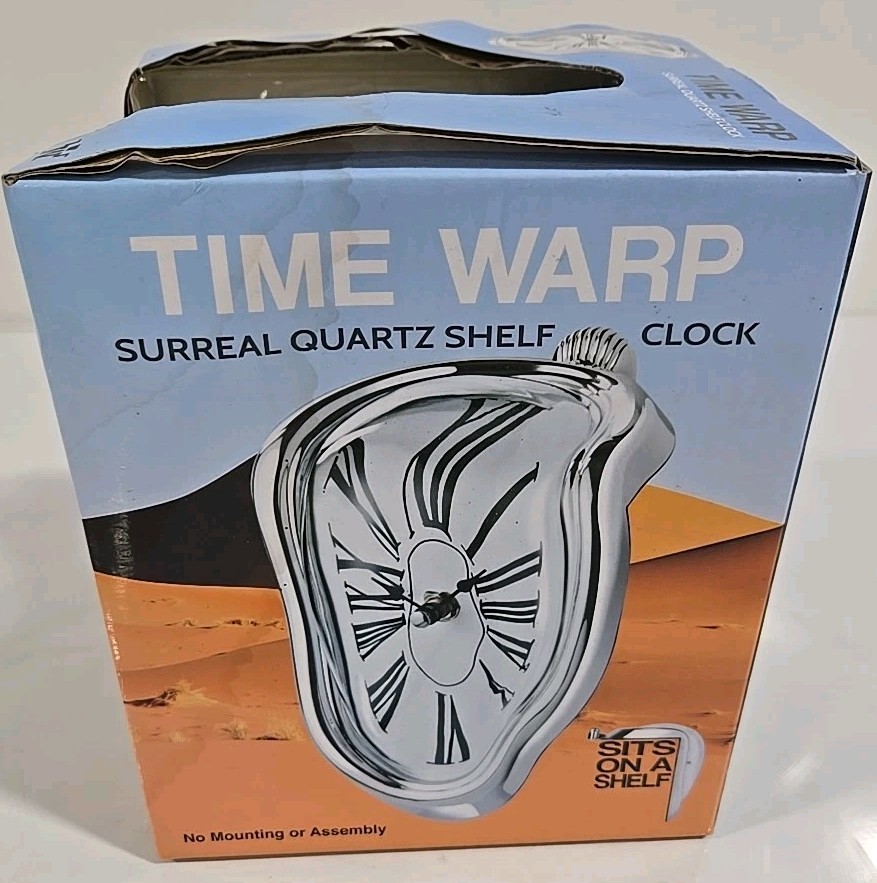 Westminster Time Warp Surreal Quartz Shelf Clock Melting Clock | eBay