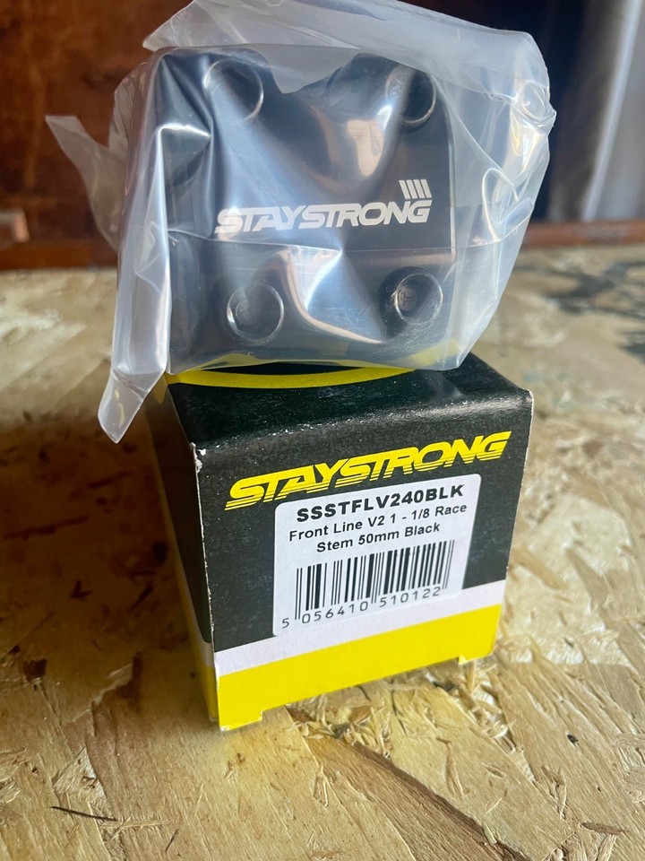 Stay Strong BMX Stem 50mm Black**BRAND NEW**FREE SHIPPING*** | eBay
