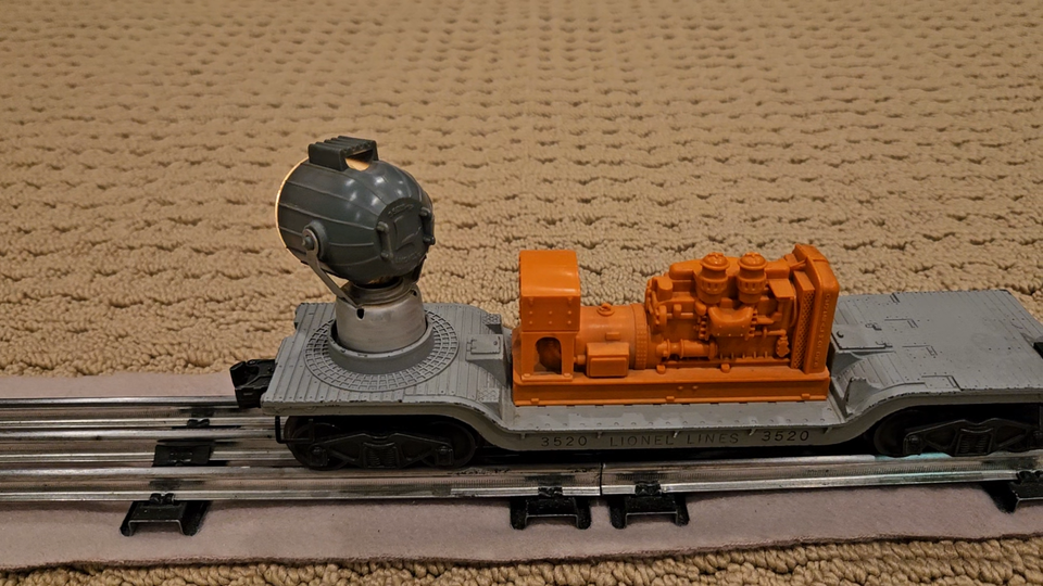 Vintage Postwar Lionel Searchlight Flat Car #3520 | eBay