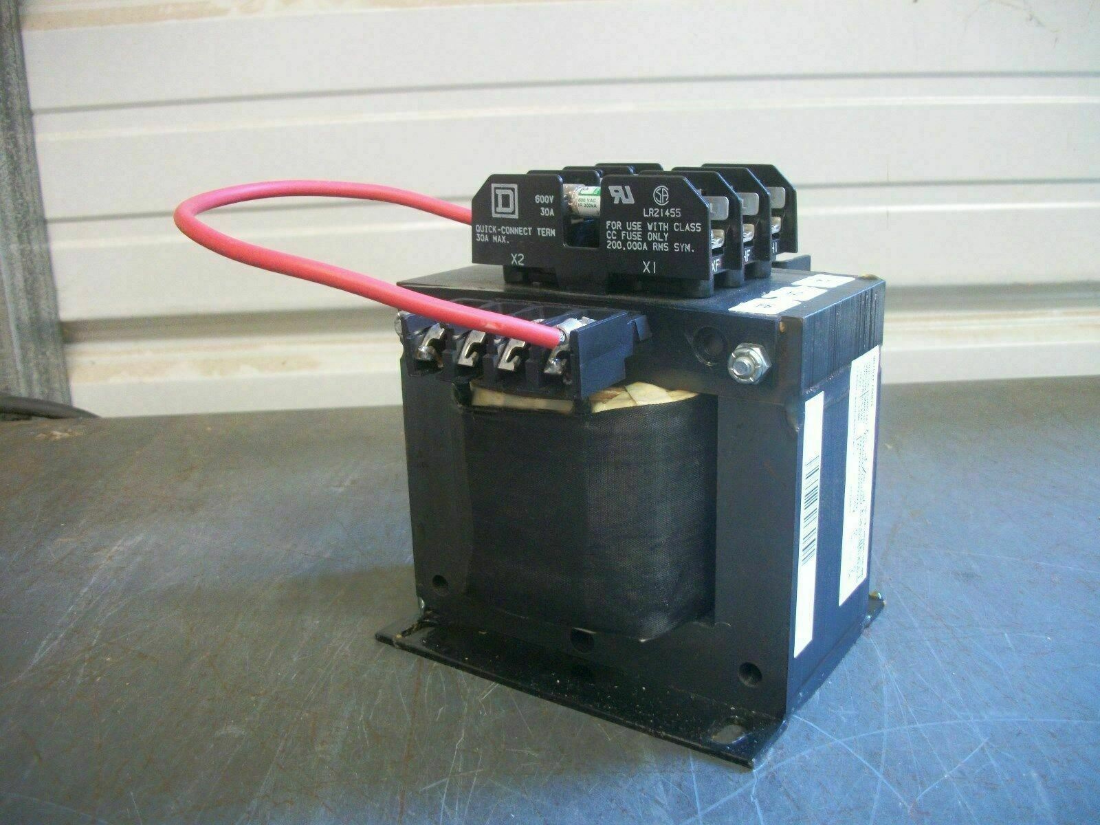 SQUARE D 0.75KVA 1PH TRANSFORMER 9070TF750D1 HV 220X480 LV 110/120 | eBay