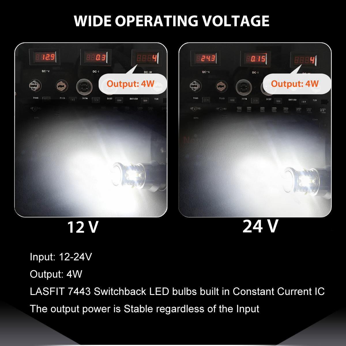 7443 7444 Switchback LED Turn Signal Blinker Lights for Toyota 4Runner ...