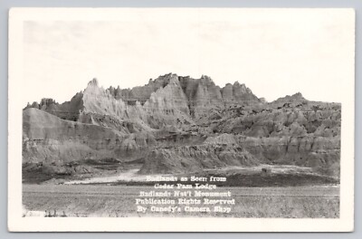 Badlands Seen From Cedar Pass Lodge Badlands Nat'l Monument South ...