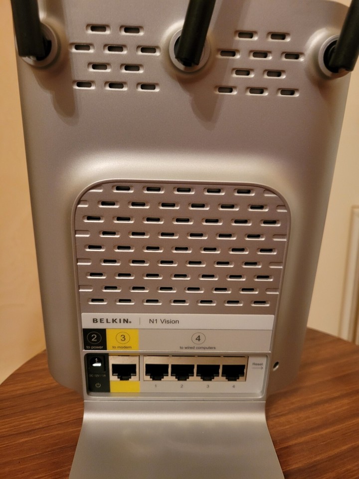 BELKIN Bundle N1 Vision Wireless Router #F5D8232-4 & N Wireless USB ...