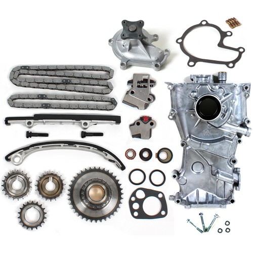 Timing Chain Kit w/ Water Pump Oil Pump for 1998-2001 Nissan Altima 2 ...
