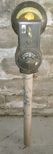 Retired Vtg 1949-79 DUNCAN MILLER? 10 cent PARKING METER with 25" POLE ...