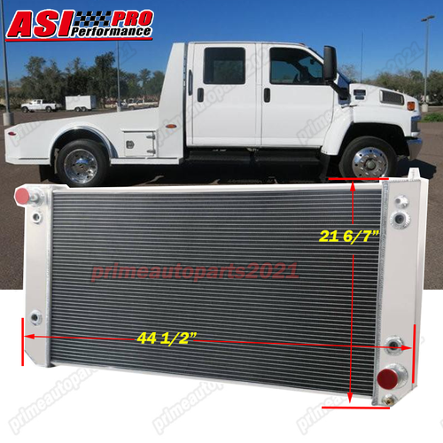 3 Rows Aluminum Radiator For 2003-2009 GMC C4500 C5500 Topkick 6.6L 8 ...