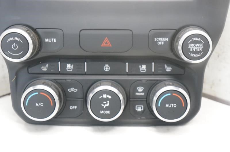 2019 RAM 1500 AC Radio Climate Temperature Control Panel 68340287AC OEM ...