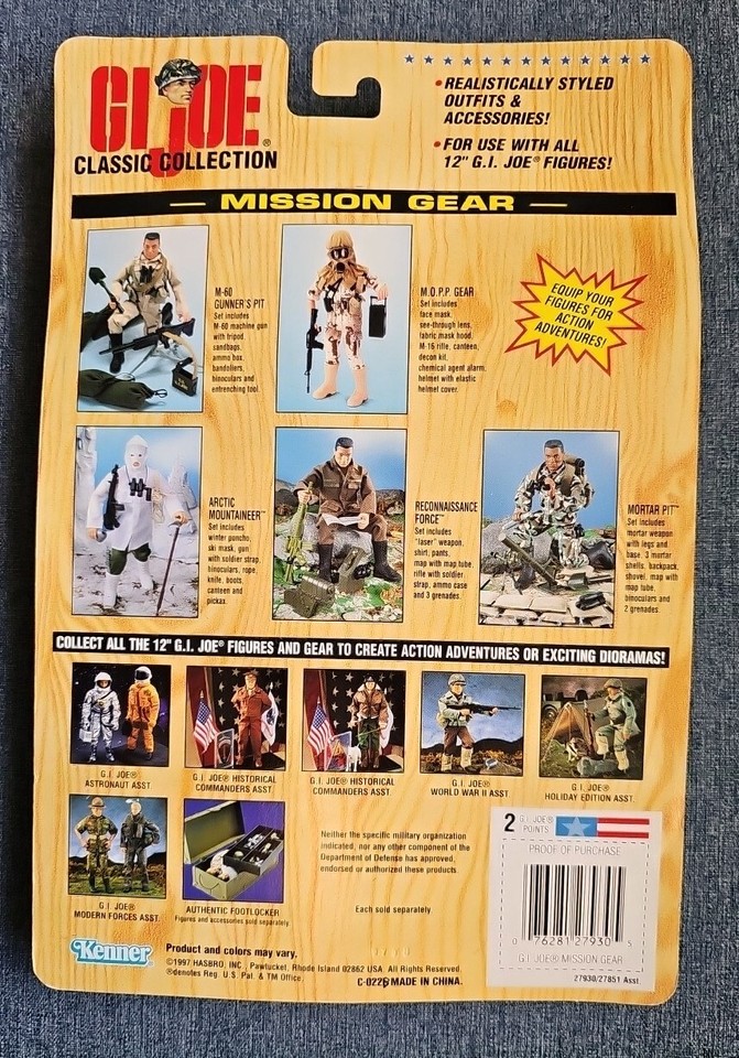 G.I. Joe Classic Collection M.O.P.P. Mission Gear, Hasbro NEW (F96) | eBay