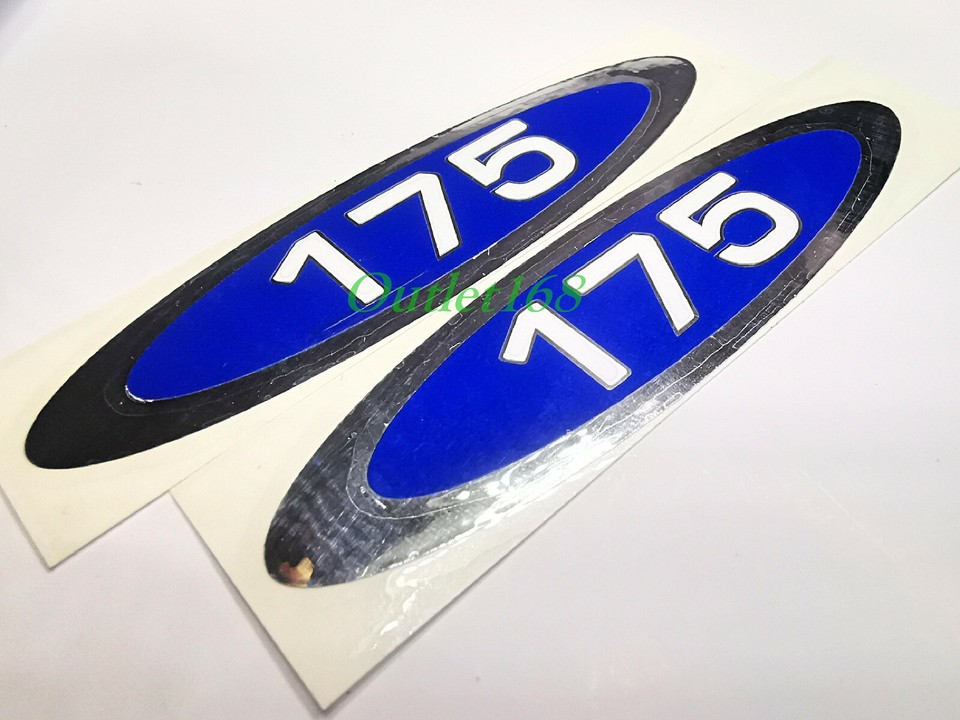 Pair Honda CL175 CB175 CB CL 175 K3K4 Side Frame Cleaner Cover Sticker ...