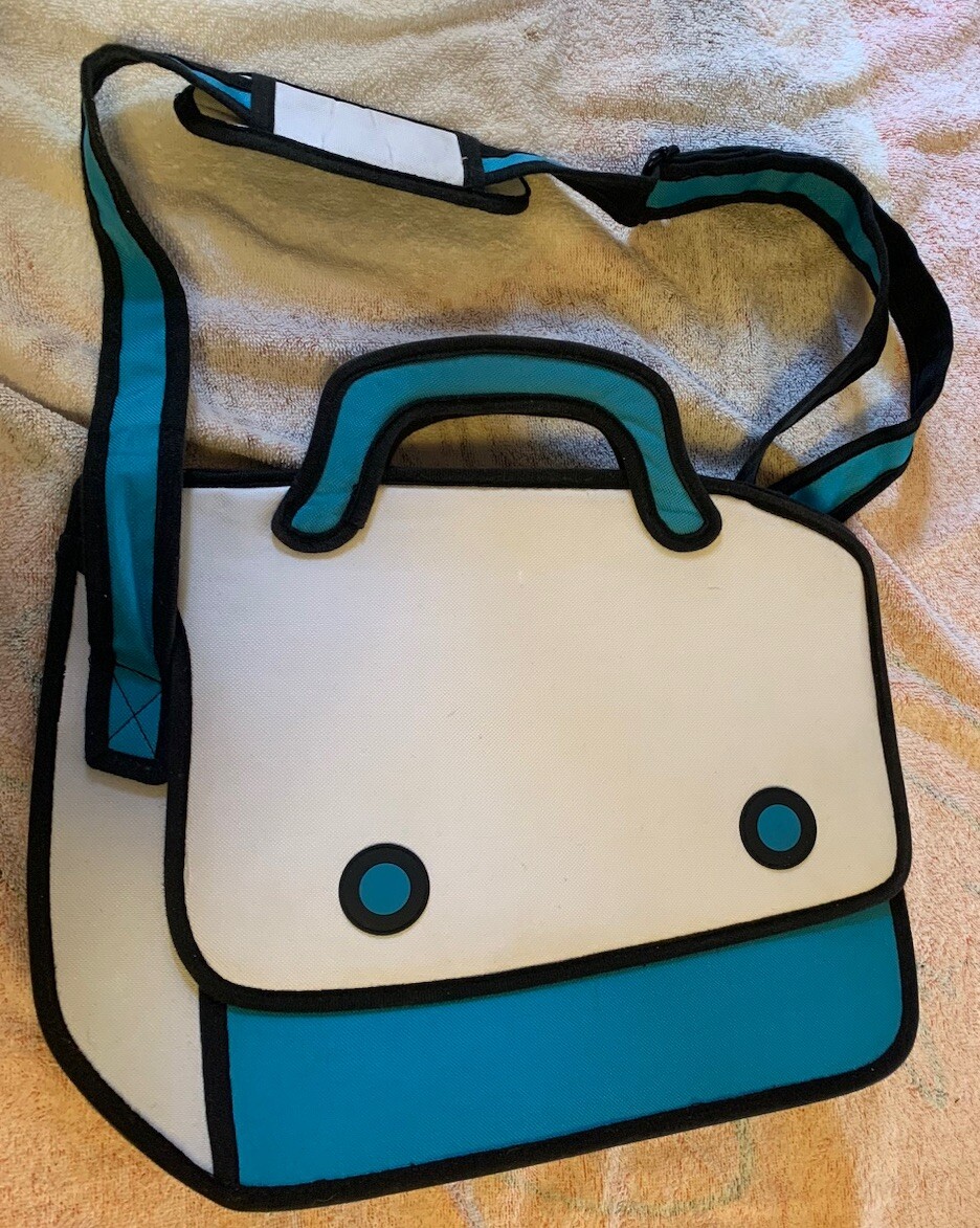 Rare Authentic JumpFromPaper 2D Cartoon Crossbody/Laptop Carrier Bag | eBay