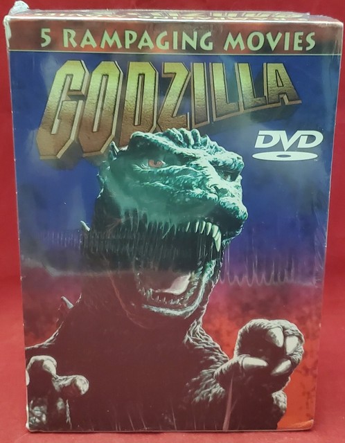 Godzilla - 5 Rampaging Movies (DVD, 1999, 5-Disc Set) for sale online ...