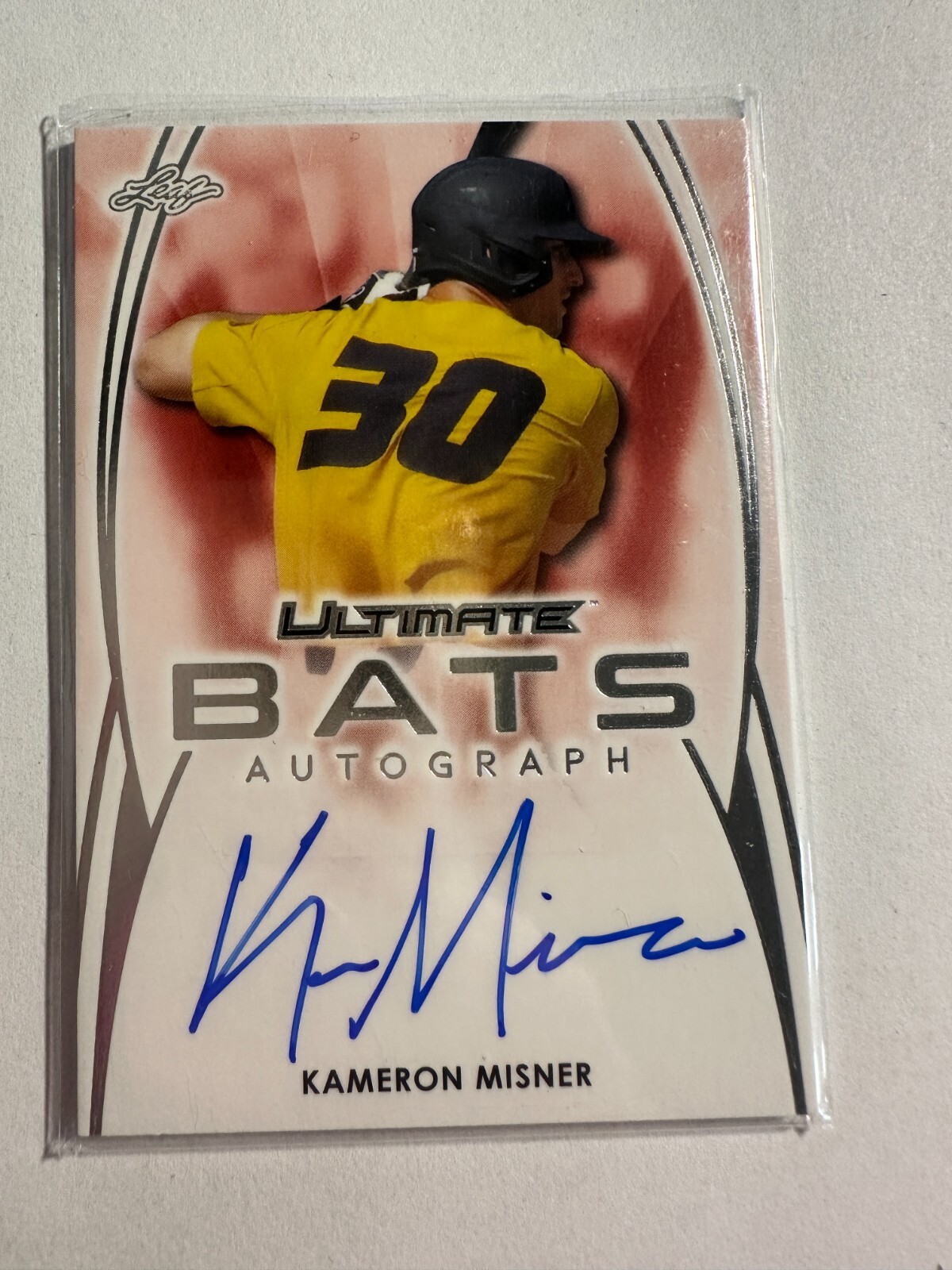 K127,667 - 2019 Leaf Ultimate Draft Ultimate Bats #UBKM1 Kameron Misner ...