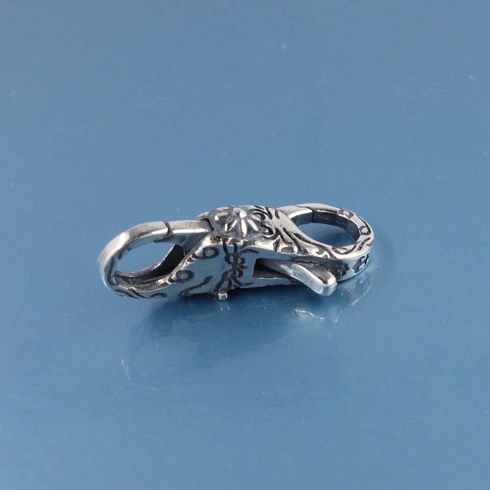 Sterling Silver Double Openings Daisy n Wind Lobster Claw Clasp ...