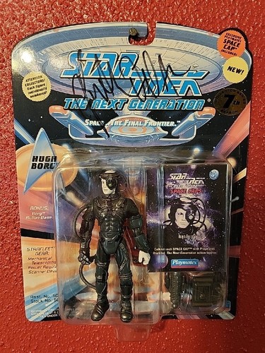 Jonathan Del Arco Signed Hugh Borg Star Trek Action Figure STNG Next ...
