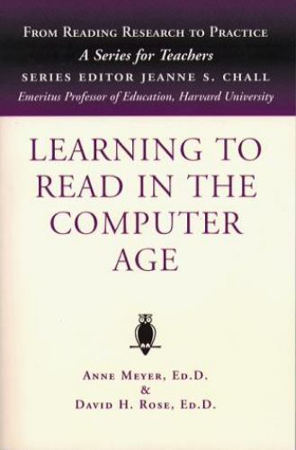 Dr. Jeanne Chall Memorial Ser.: Learning to Read in the Computer Age by ...