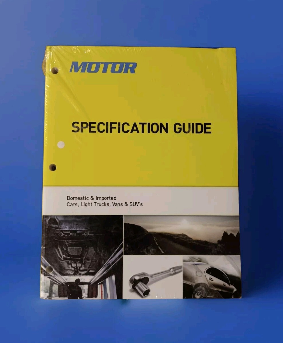 Motor Specifications Guide - Infoupdate.org