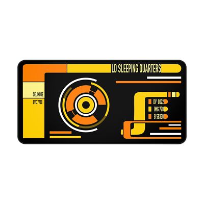 Lower Decks Sleeping Quarters LCARS Desk Mat Mouse Pad Prop STLD | eBay