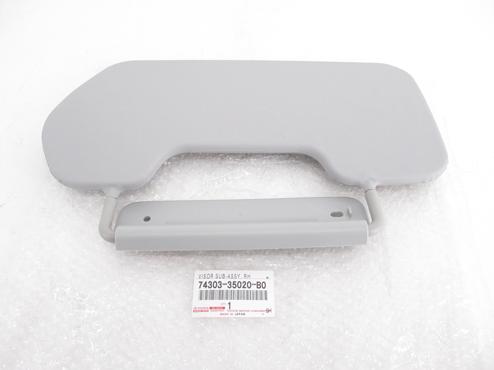 Genuine OEM Toyota 74303-35020-B0 Passenger Sun Visor Shade 07-14 FJ ...