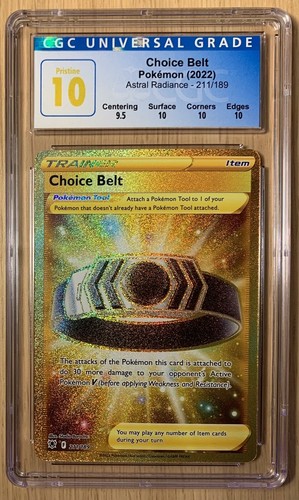 Pokémon TCG Choice Belt Astral Radiance 211/189 Holo Secret Rare for ...