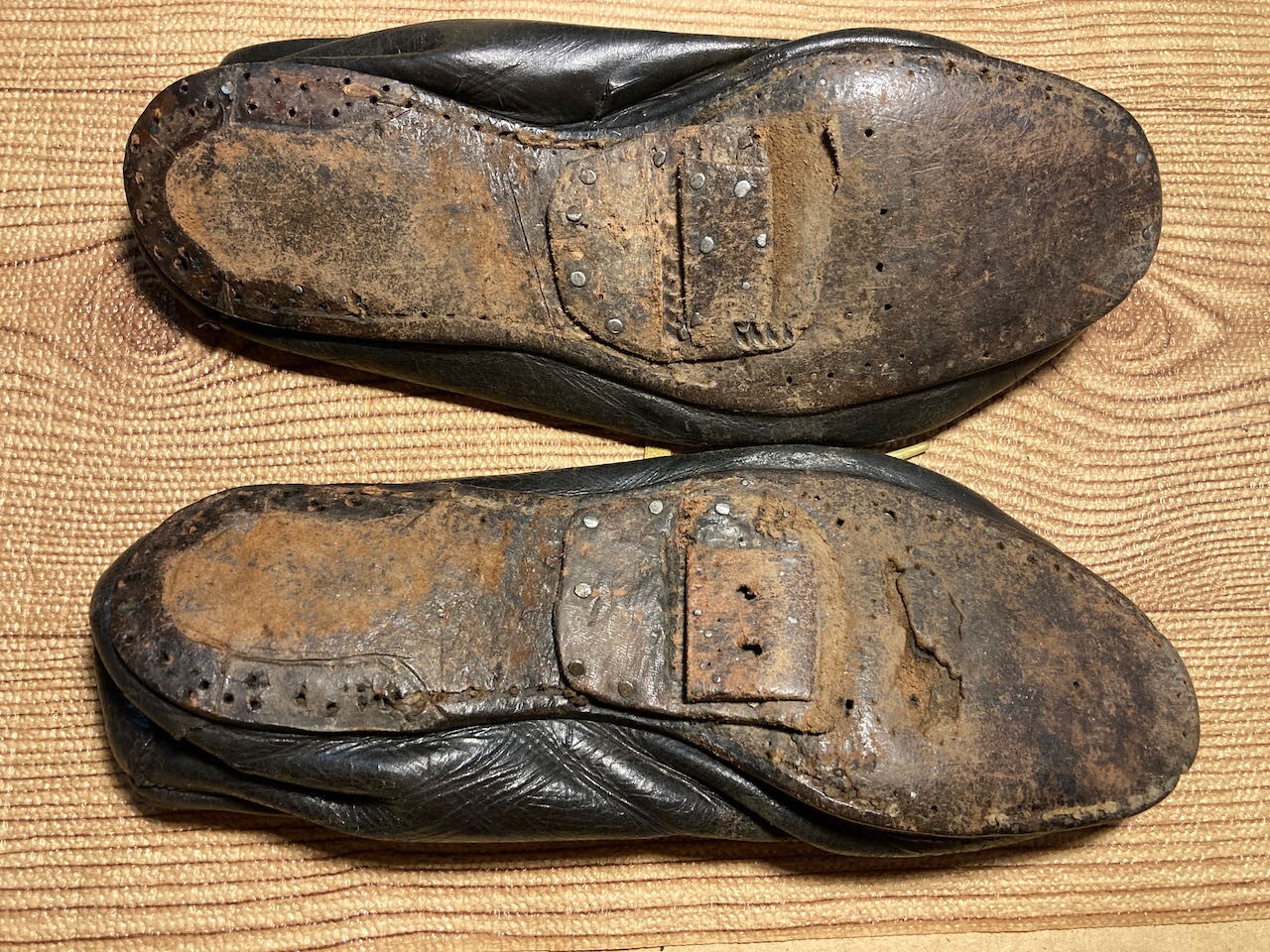 1900 - 1920s ? Vintage Leather Cleat Track Cycling Shoes Major Taylor ...