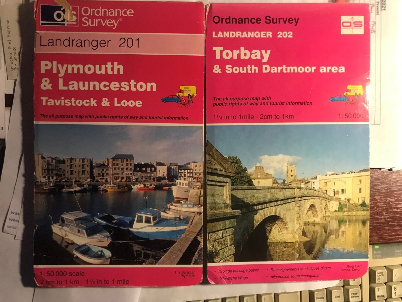 Ordnance Survey Landranger Maps Scotland England & Wales 1970s to 2000s ...