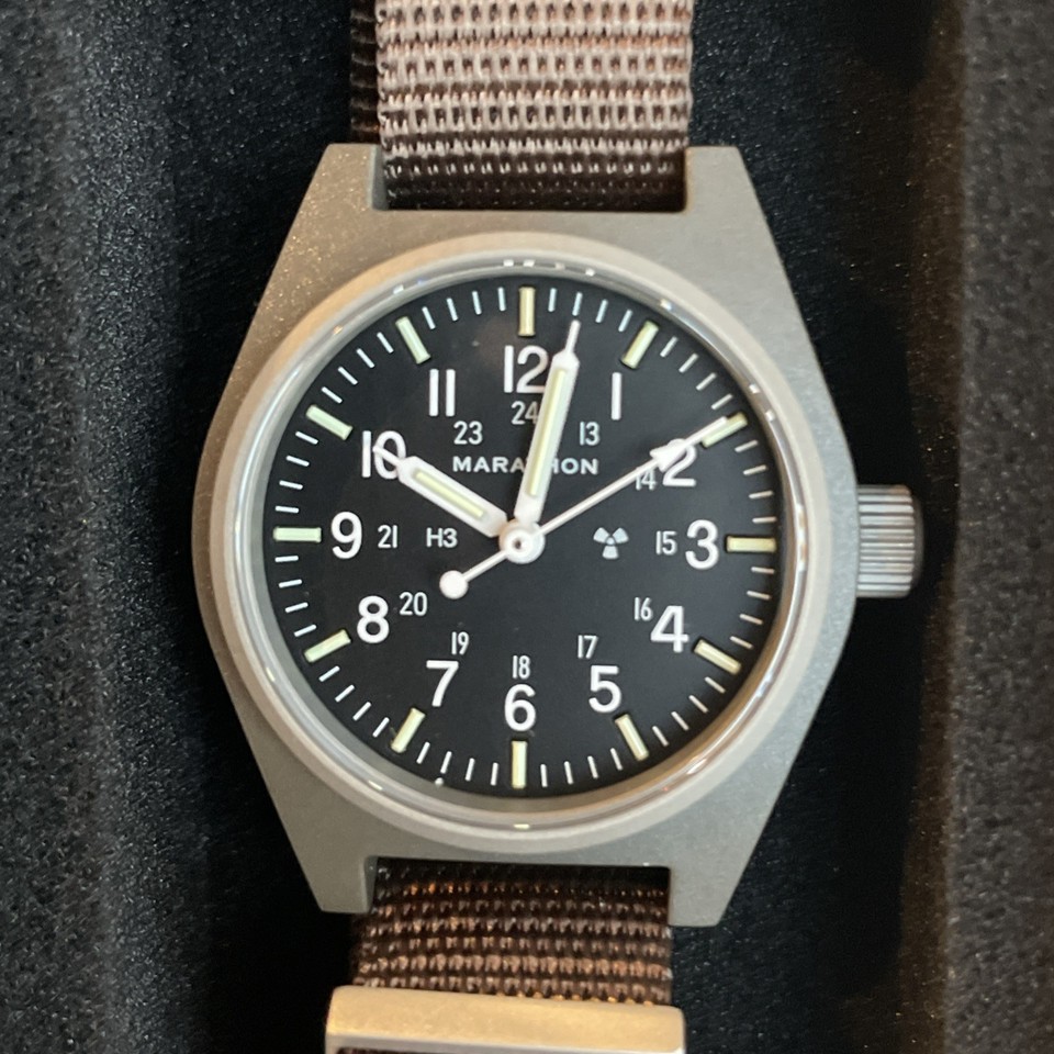 Marathon 34MM Green General Purpose Mechanical Field Watch WW194003SG ...