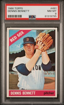 1966 TOPPS #491 DENNIS BENNETT PSA 8 | eBay