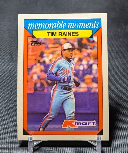 Tim Raines Memorable Moments 1988 Topps Kmart Baseballkarte #19 ...