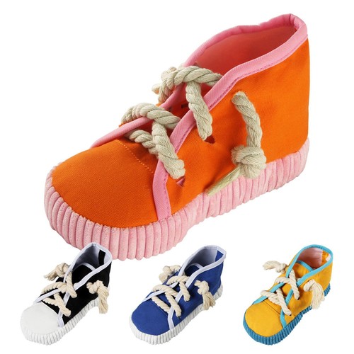 Shoe Dog Toy Shoe Shaped Dog Toy for Chewing and Teething High Top ...