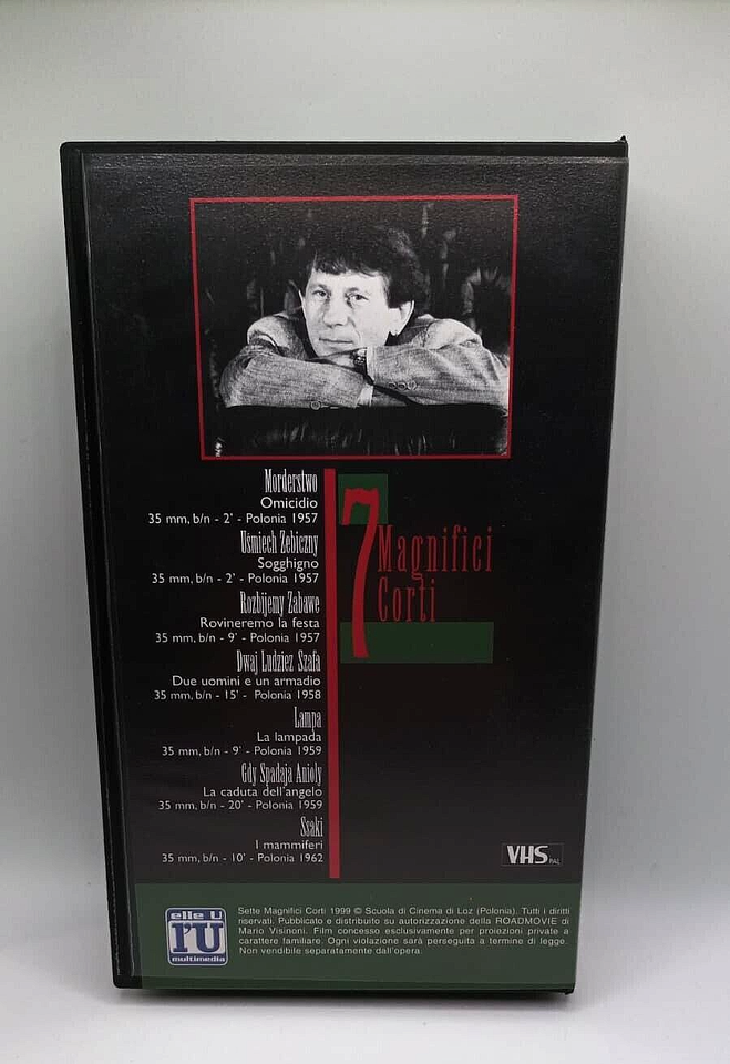 7 Magnifiques Courts De Roman Polanski VHS | eBay