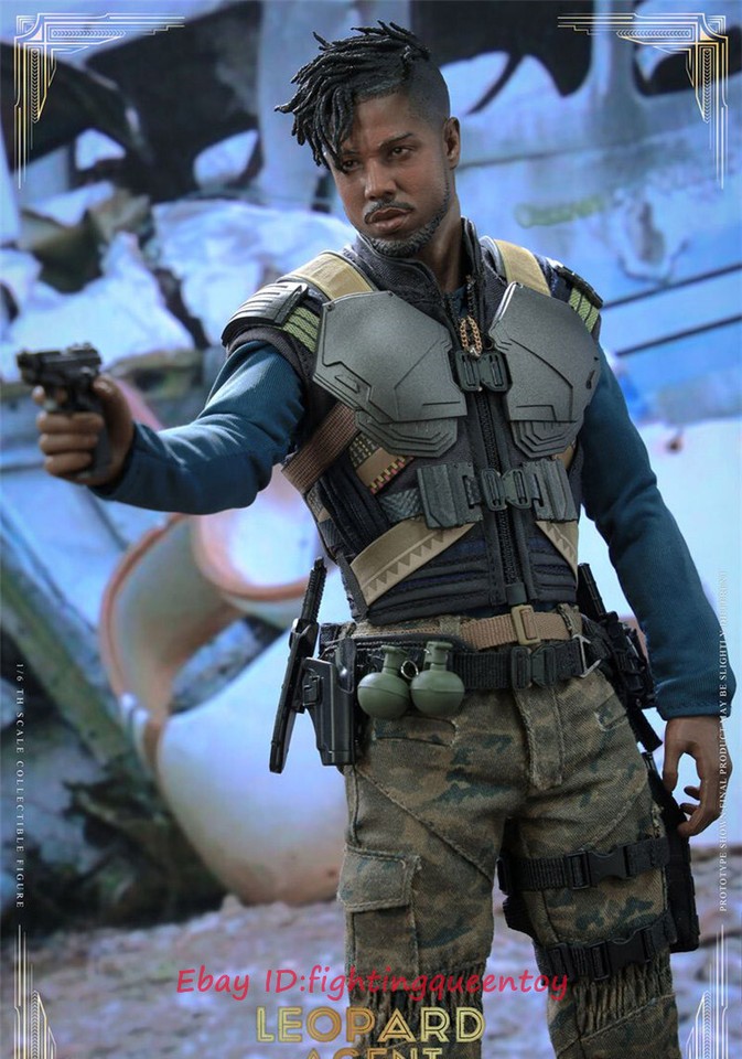 DAFTOYS F018 Black Panther leopard Eric Tactical Ver. 1/6 Action Figure ...