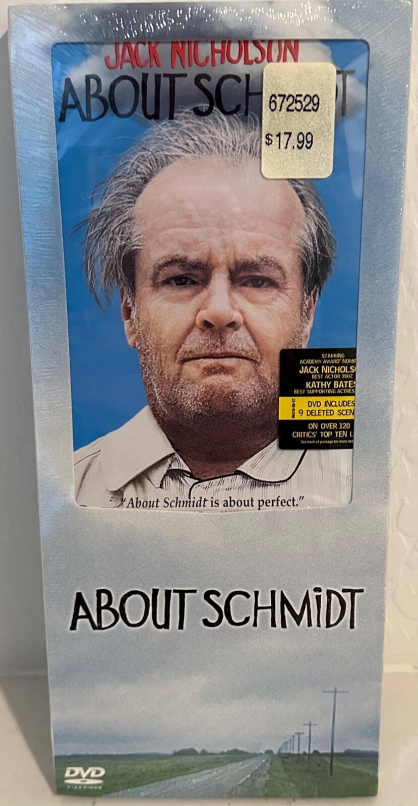 About Schmidt DVD 2003 Comedy Jack Nicholson Movie NEW SEALED ...